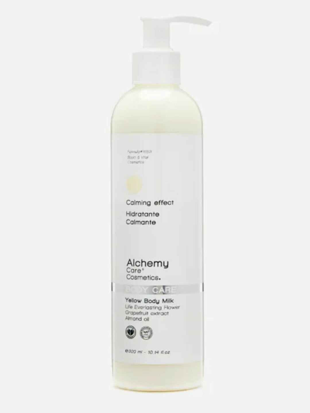 Успокаивающее молочко для тела ALCHEMY CARE yellow body milk