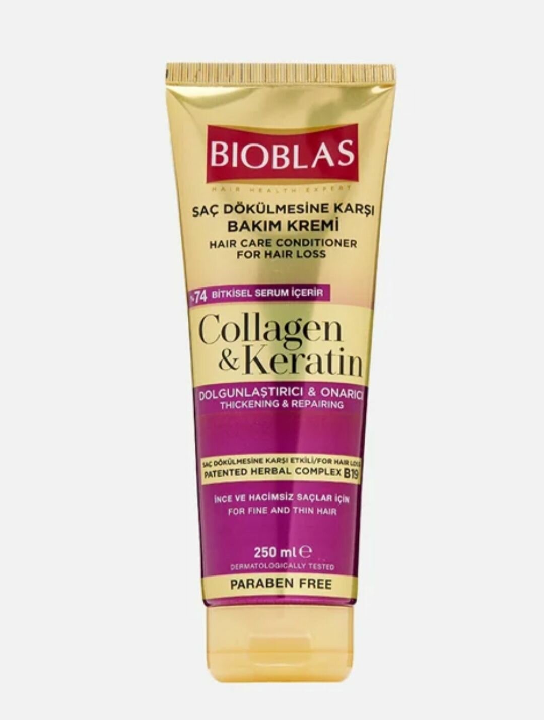Кондиционер для волос BIOBLAS hair care conditioner for hair loss collagen & keratin