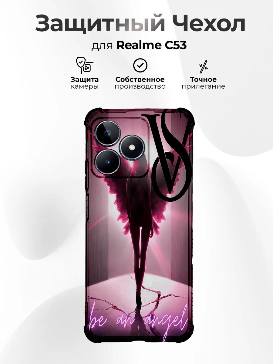 Чехол на Realme C53 с принтом Victoria Secret Ангел