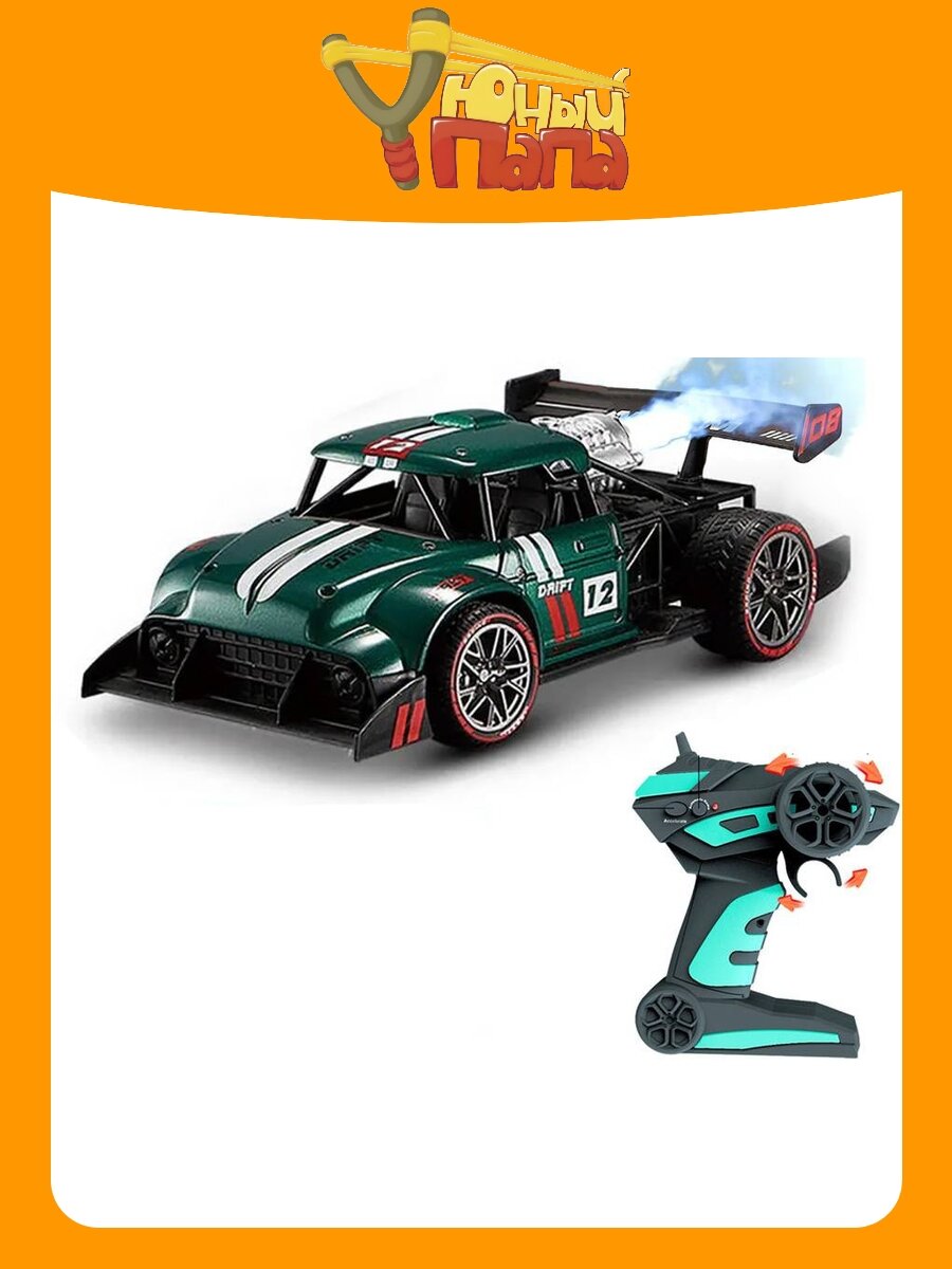 Радиоуправляемый спортивный пикап (темно-зеленый, пар) 2.4G - HD3400-DARK-GREEN