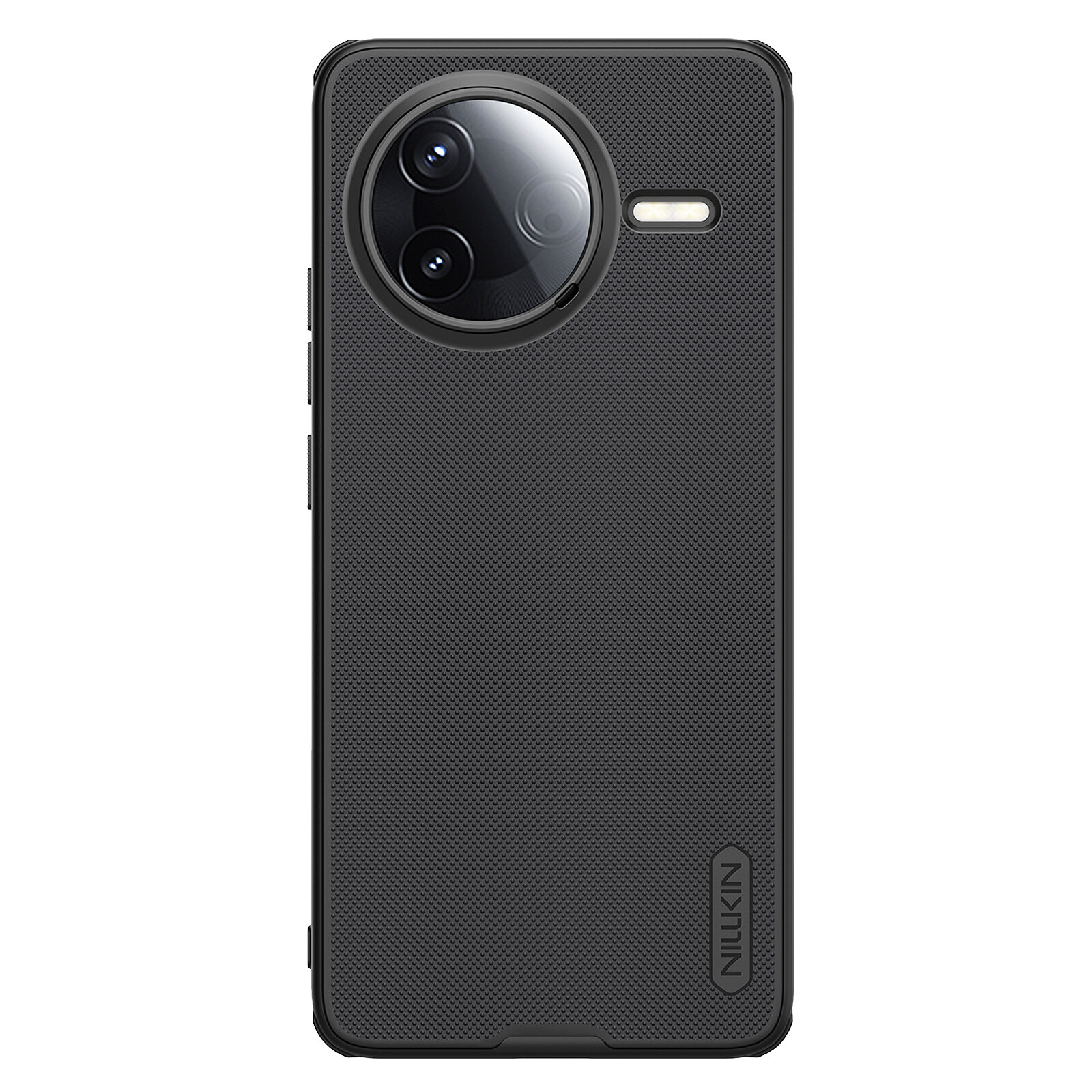 Усиленный чехол черного цвета от Nillkin для Xiaomi Poco F7 Pro и Redmi K80, серия Super Frosted Shield Pro