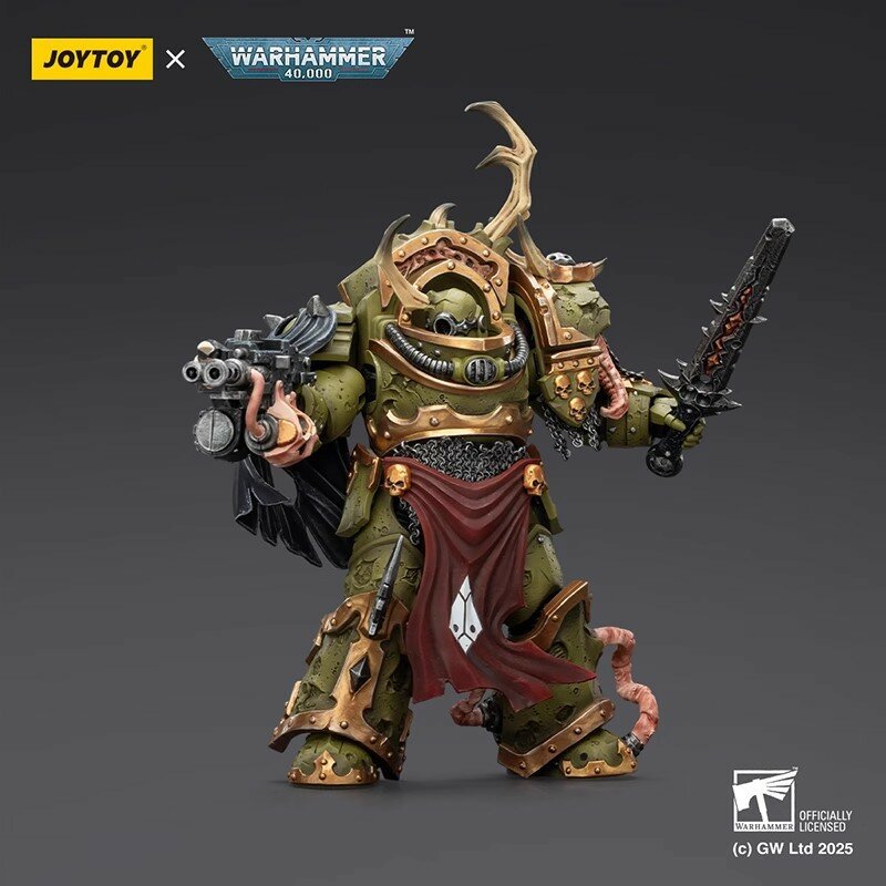 JOYTOY Dark Source Warhammer 40K Коррупция Лорд Терминатор Гвардия Смерти Чума Воин Флагоносец Модель Ручная Фигурка