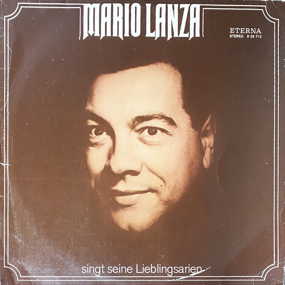 Винтажный винил Mario Lanza — Mario Lanza Singt Seine Lieblingsarien (LP)