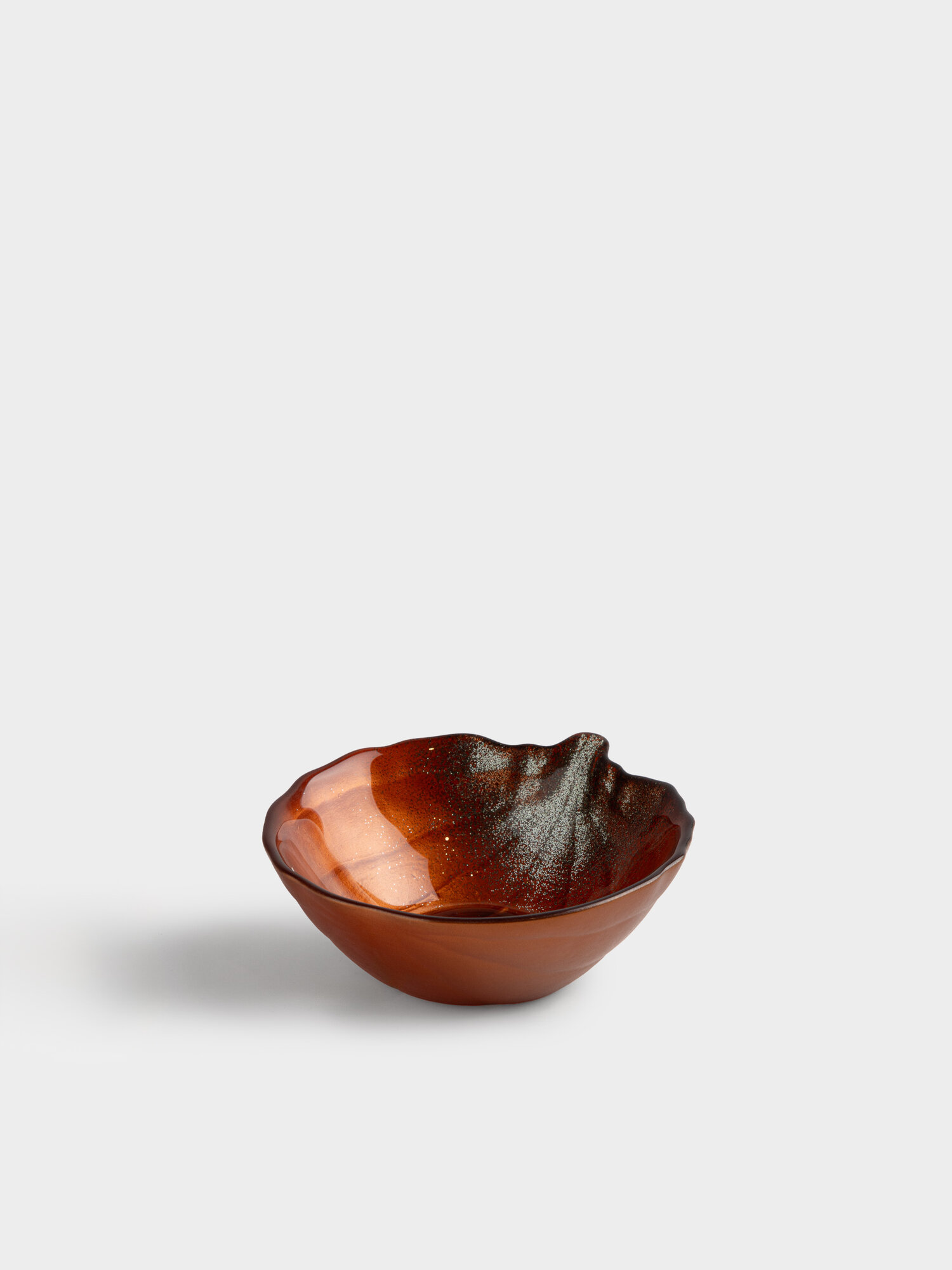 Пиала, 12х5 см, 200 мл, стекло, оранжево-зеленая, Тыква, Pumpkin