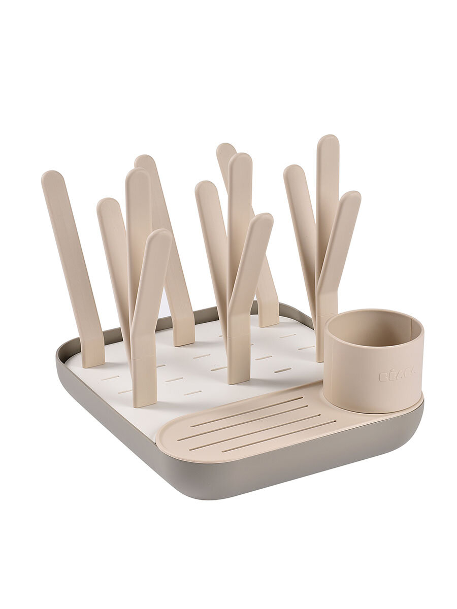Сушилка Beaba для посуды бежевый (CLAYFOREST BOTTLE D RACK CLAY ONLI) 911752