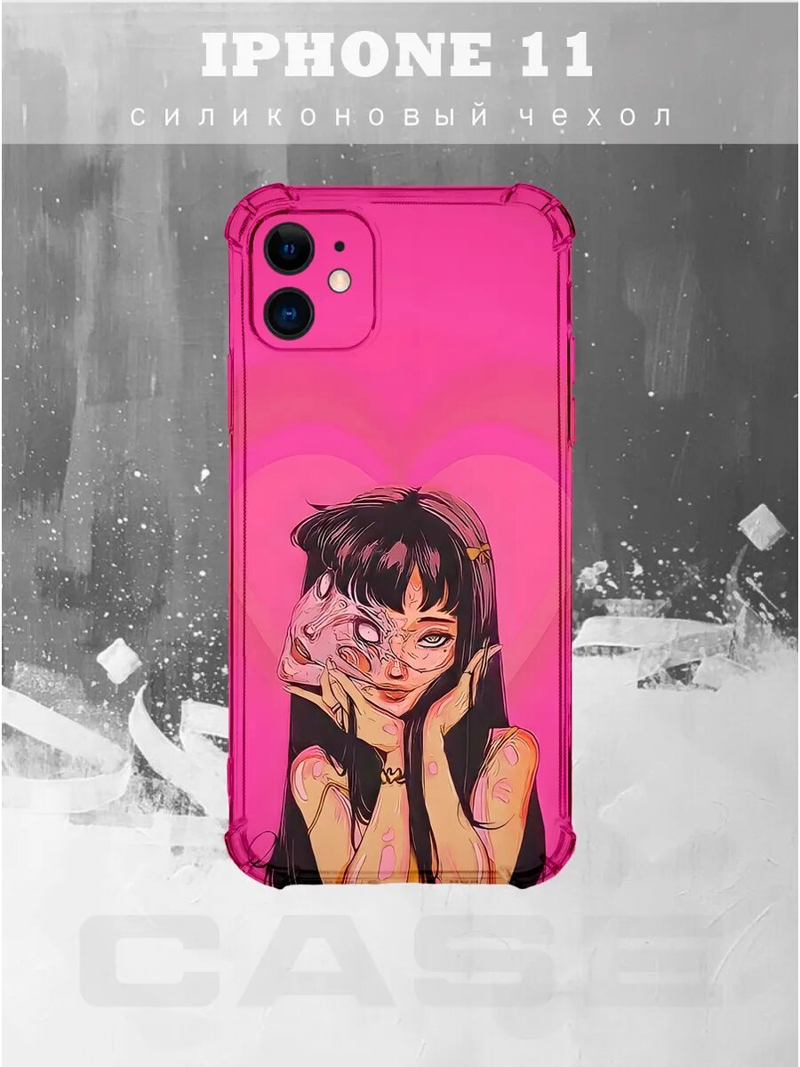 Чехол на IPHONE 11 с принтом девушка