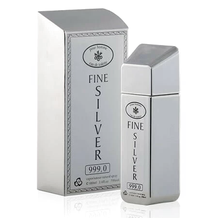 KPK Parfum Fine Silver туалетная вода 100 мл для мужчин - Кпк парфюм Файн Сильвер, серебро