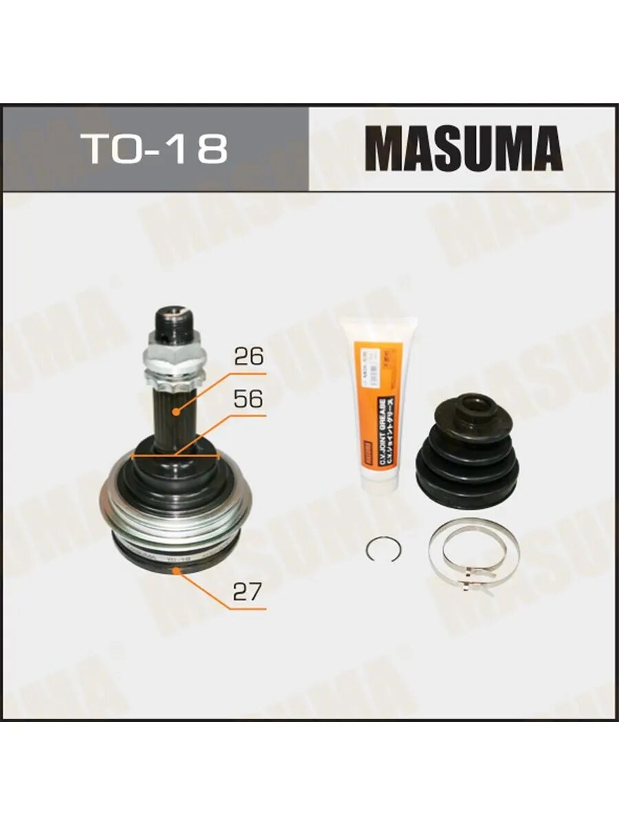 ШРУС для а/м Toyota Estima 93- наружный 27 x 56 x 26