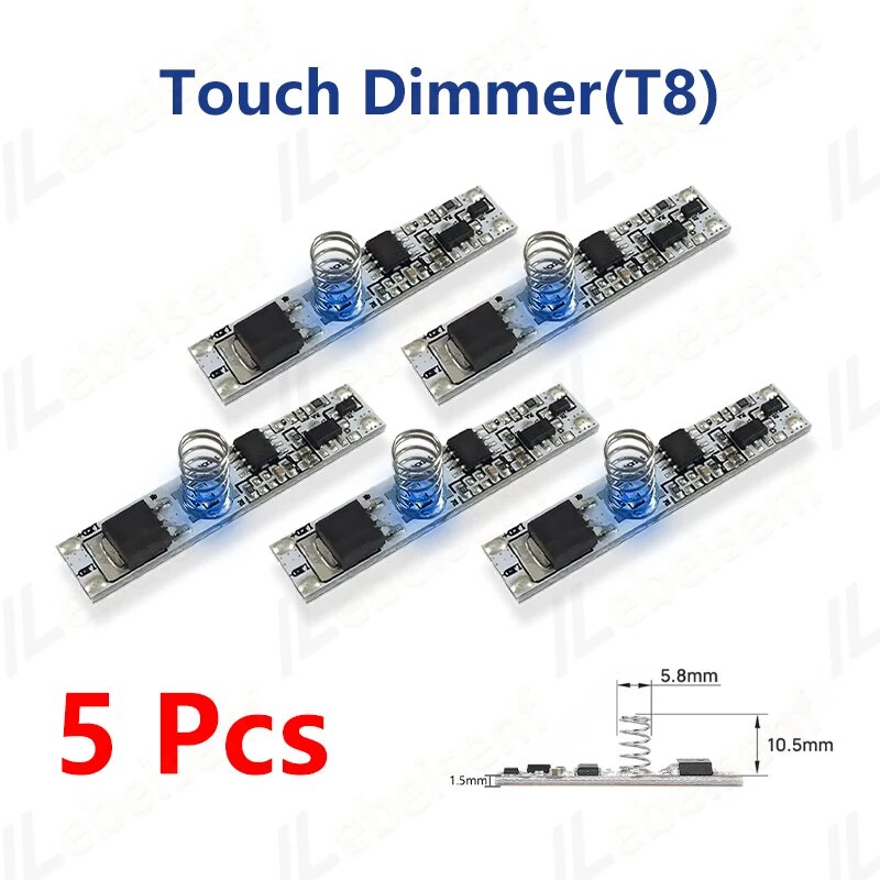 Сенсорный диммер T8-(5 Pcs) для светодиодной ленты