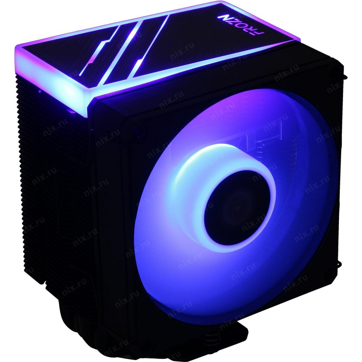 ID-Cooling ID-CPU-FROZN-A400-ARGB (4пин, 115x/1200/1700/AM4/AM5, 25.8дБ, 600-2200об/мин, Al+тепл. трубки) — фото 1