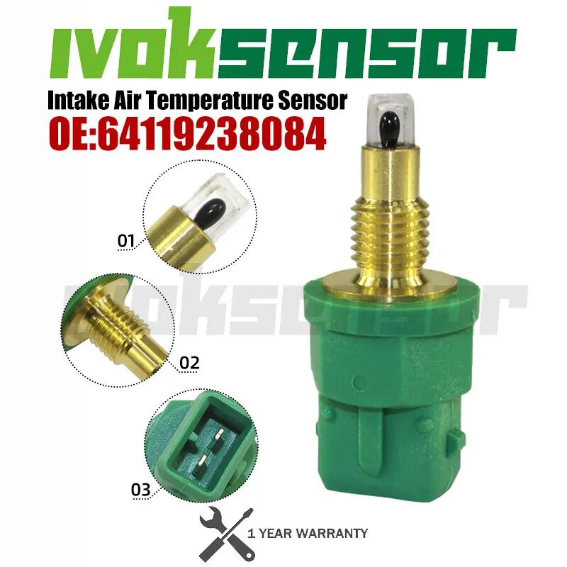 Датчик температуры впускного воздуха для Land Rover Freelander DISCOVERY MG TF ZT ZS ZR MGF ROVER 200 25 75 400 45 NNK10001 NNK10001L