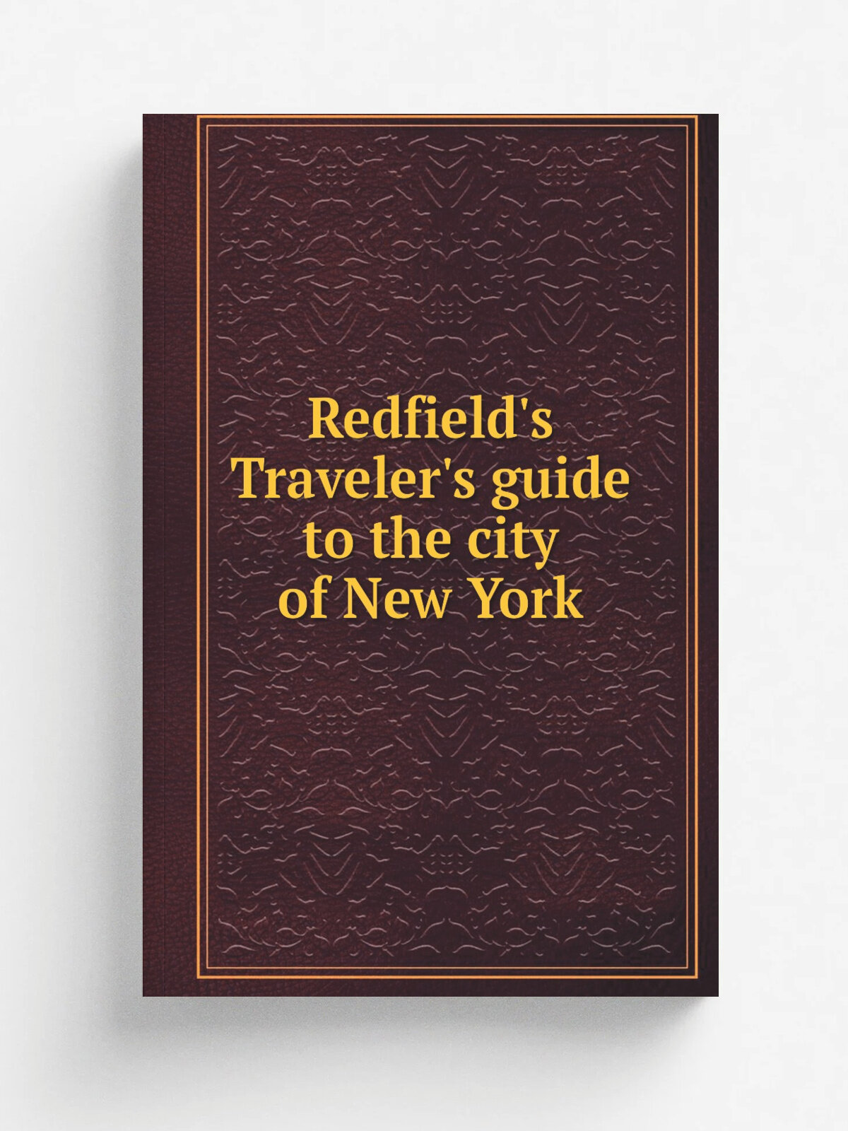 Redfield's Traveler's guide to the city of New York