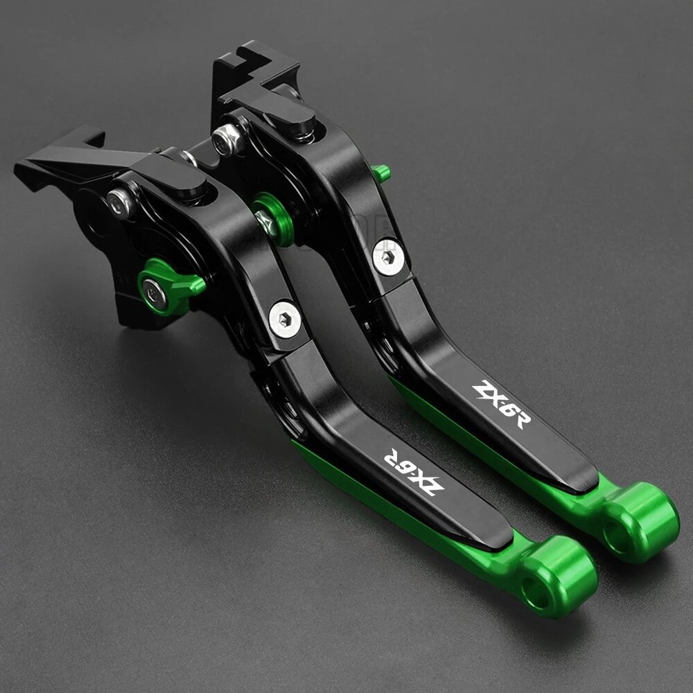 Рычаги мотоцикла ZX6R 636 2019-2020, зеленые