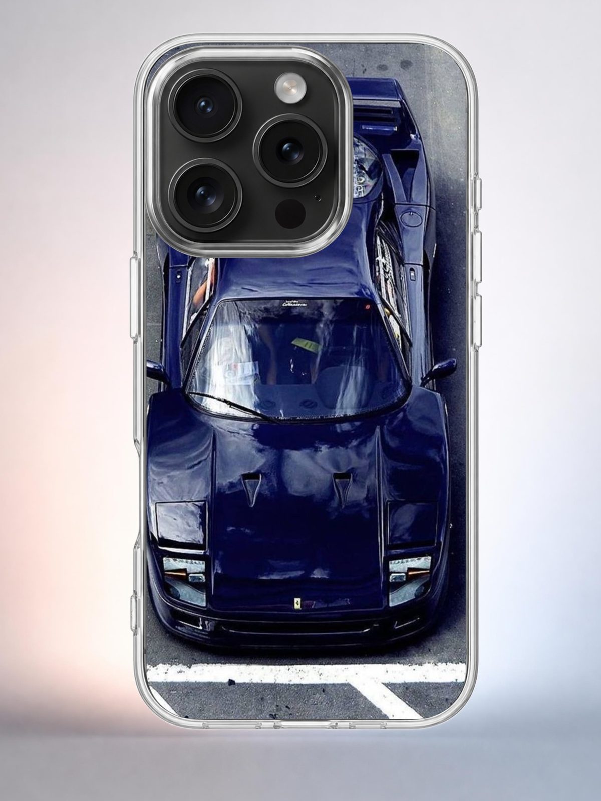 Чехол iPhone 15 Pro Ferrari F40 Y2K Indie Sleaze