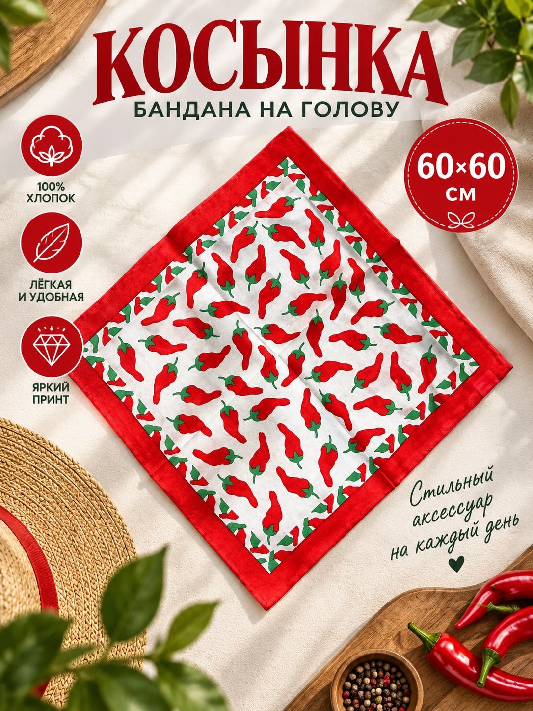 Косынка  для мужчин и женщин