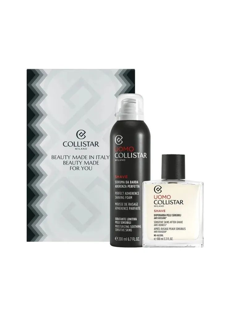 Collistar - Набор: Uomo Shaving Set Пена для бритья 200 мл + Лосьон после бритья 100 мл