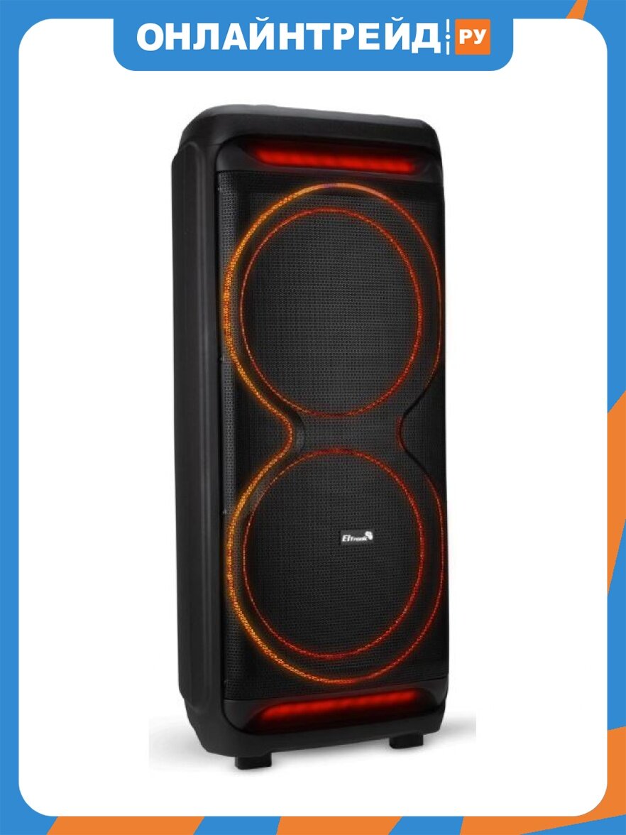 Акустическая система Eltronic 30-55 CRAZY BOX 2000, чёрный