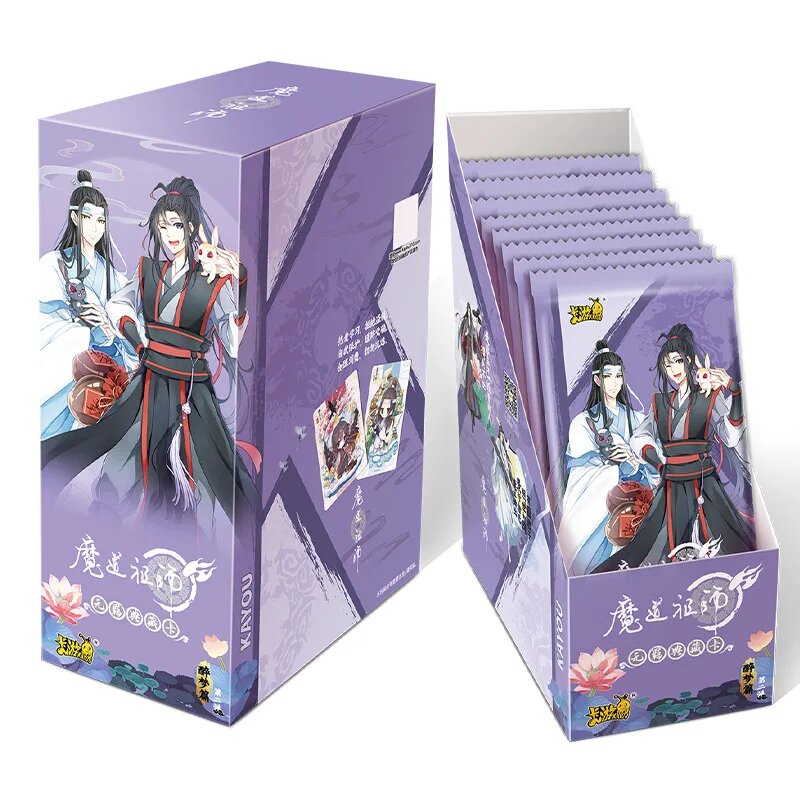 KAYOU Коллекционные карты Mo Dao Zu Shi Фиолетовый, 18 packs per box