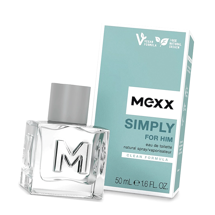 Аромат Mexx Simply For Him 50 мл мужской - Мекс Симпли Фо Хим туалетная вода