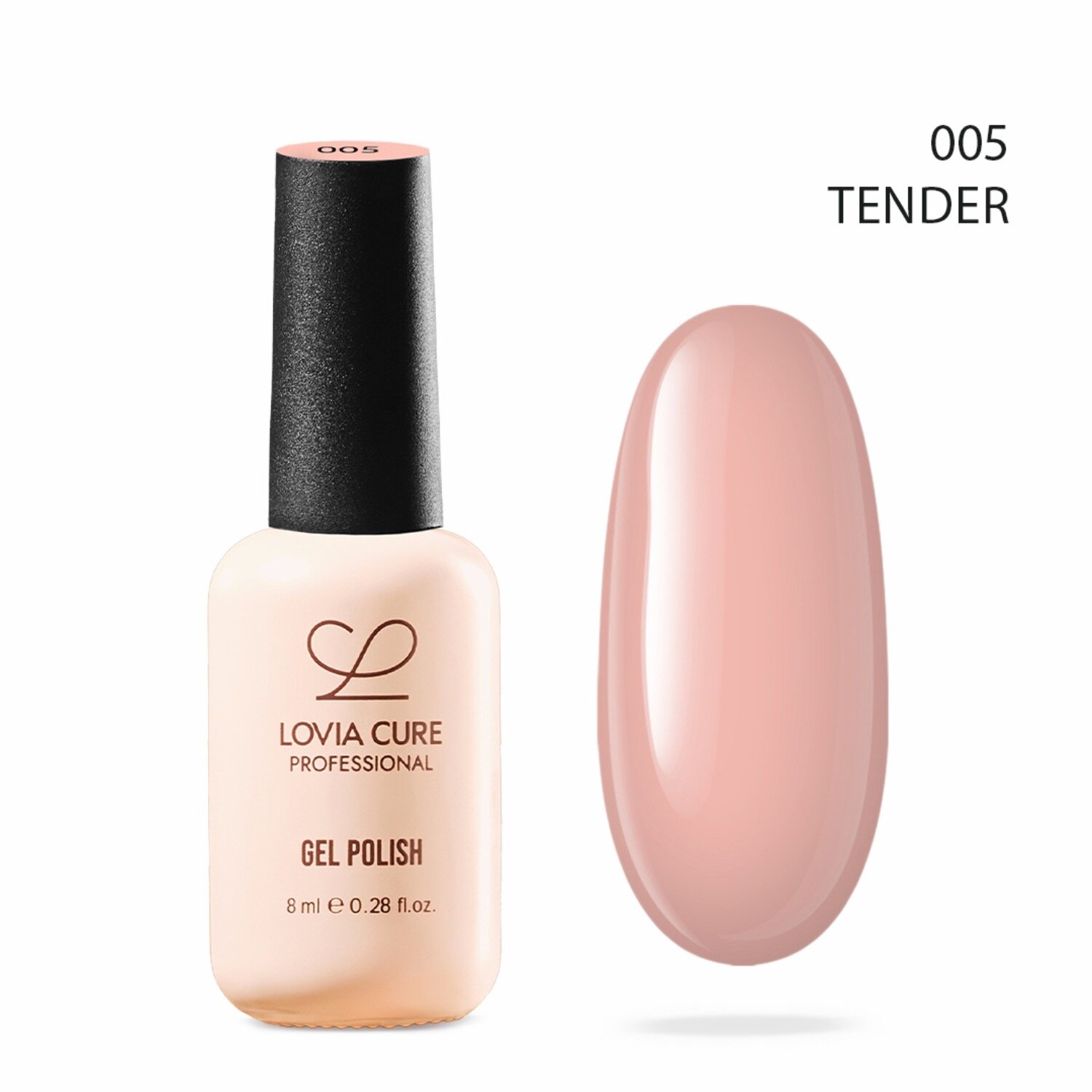 Гель-лак LOVIA CURE 005 Tender 8 мл
