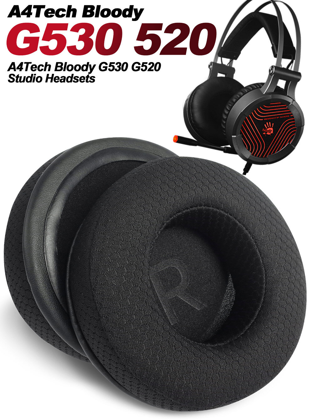 Амбушюры A4Tech Bloody G530 G520 для наушников