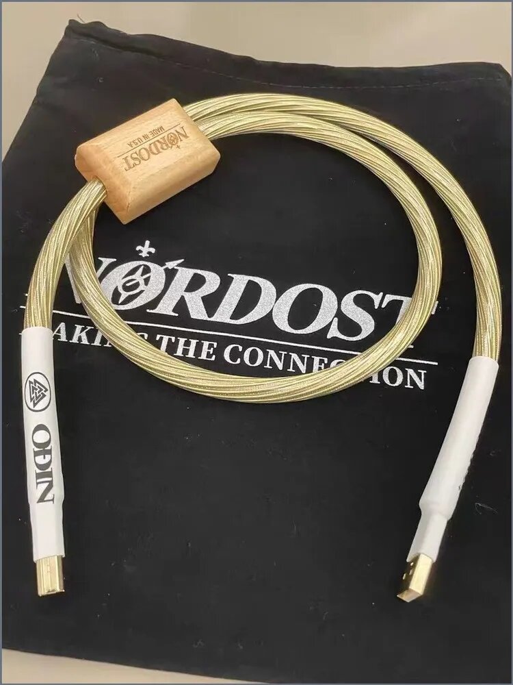 Nordost Кабель для компьютерной периферии USB 2.0 Type-A/USB 2.0 Type-B, 1 м, золотой