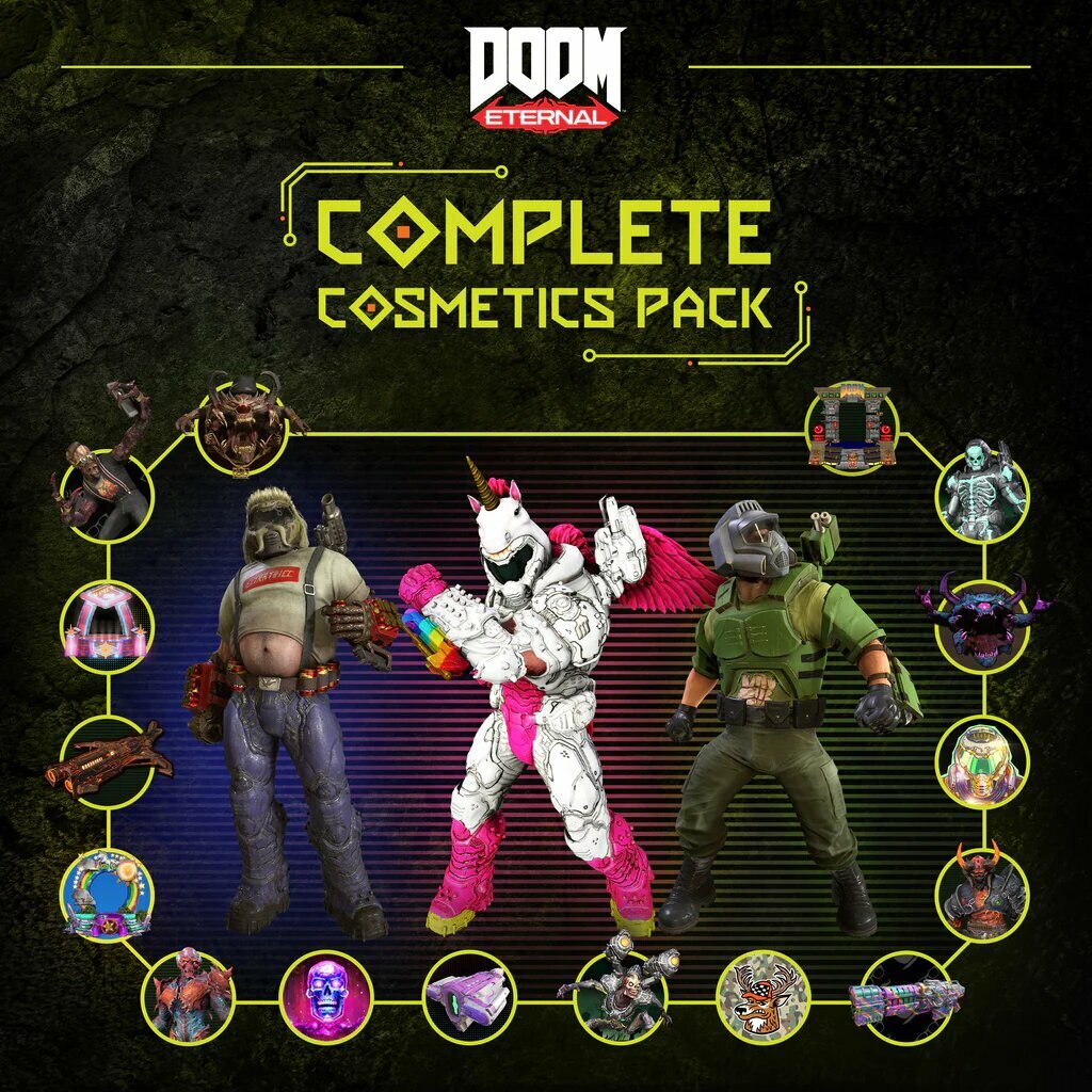 Дополнение DOOM Eternal: Complete Cosmetics Pack, цифровое издание PlayStation 4 и PlayStation 5, регион Турция / код пополнения баланса