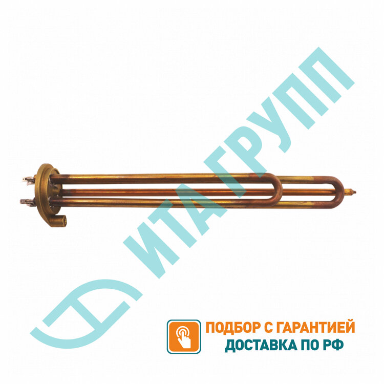 ТЭН 2,5кВт (1000Вт/1500Вт) RCA для водонагревателя Ariston, под анод М5, 65122238
