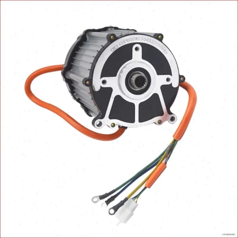 Электрический трехколесный электродвигатель 48v1000W Внутренние шлицы 14 зубчатая чистая медь бесщеточный двигатель постоянного тока