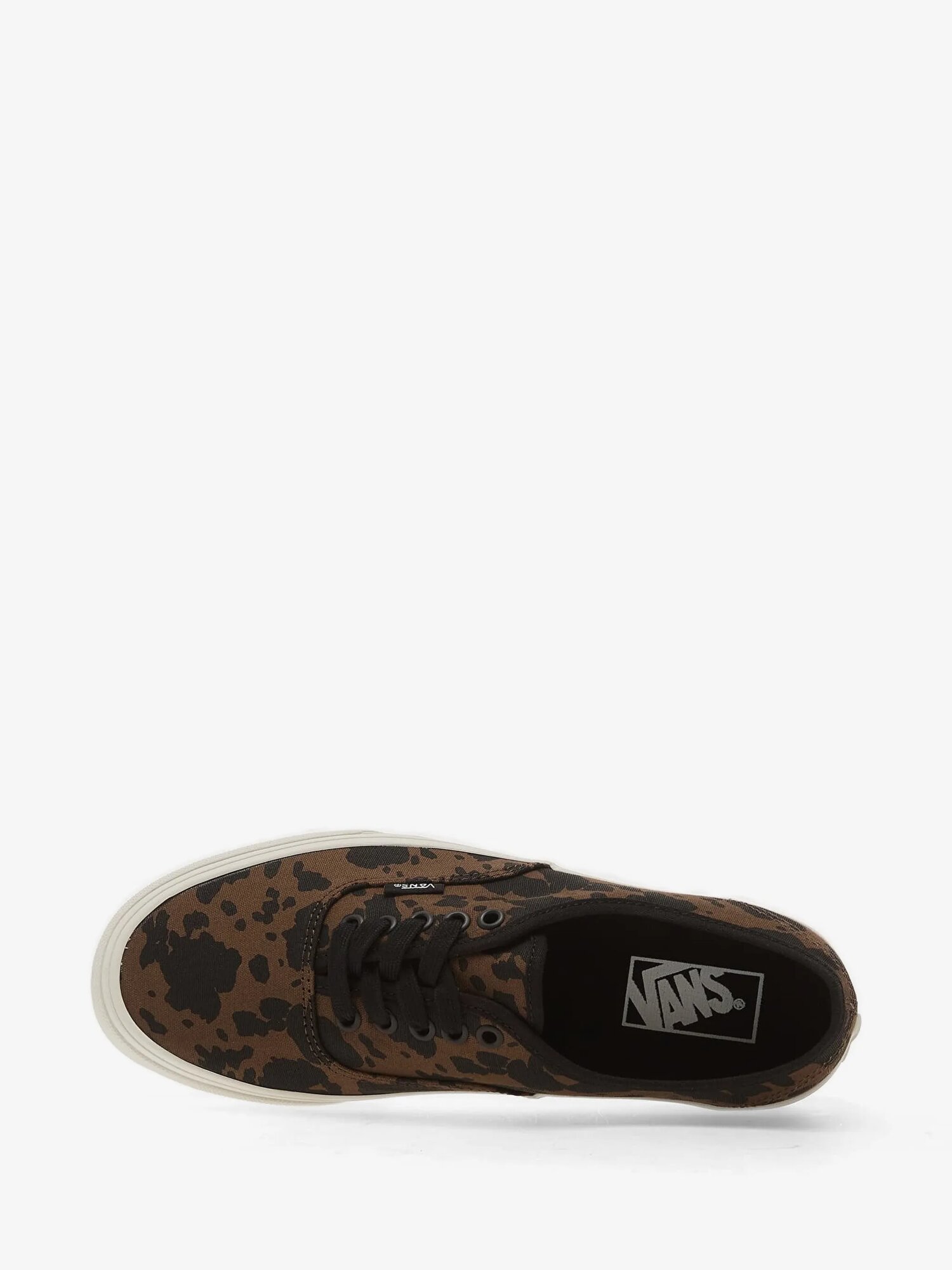 Кроссовки VANS Authentic, размер 8,5 US, коричневый/серый/оранжевый — фото 1