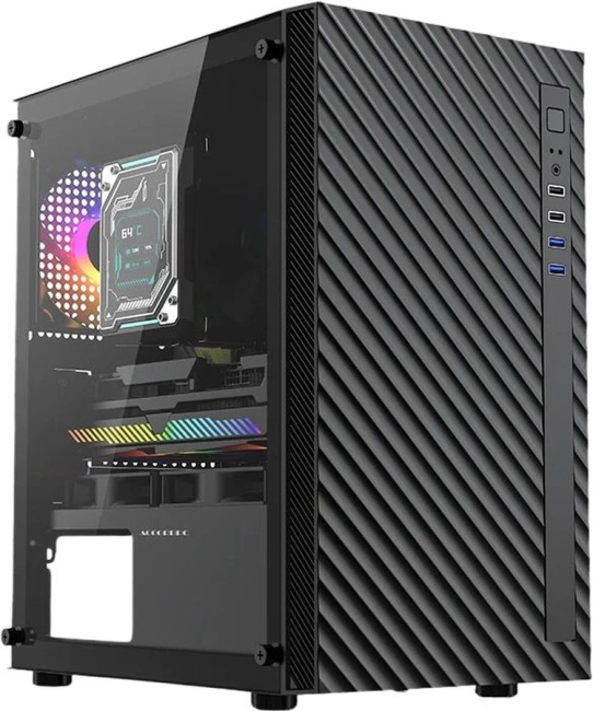 Корпус для компьютера ACCORD mATX ACC-508 Black ACC-508