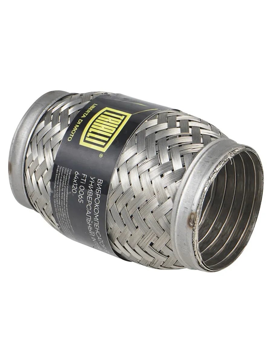 Гофра глушителя 64x120 InterLock нерж. сталь