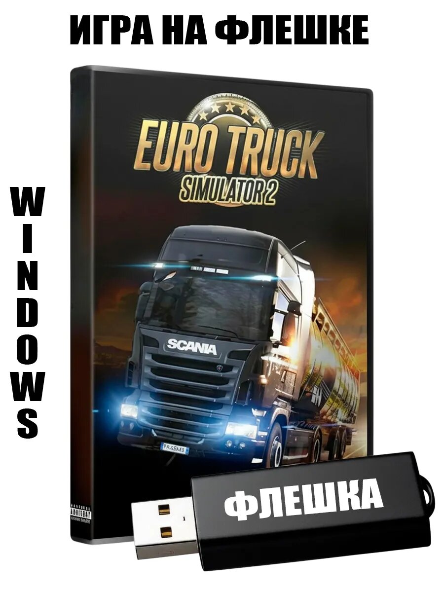 Игра на ПК Euro Truck Simulator 2 на USB флешке