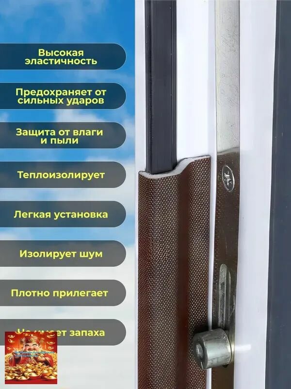 Самоклеящийся уплотнитель уплотнительная лента для окон — фото 1