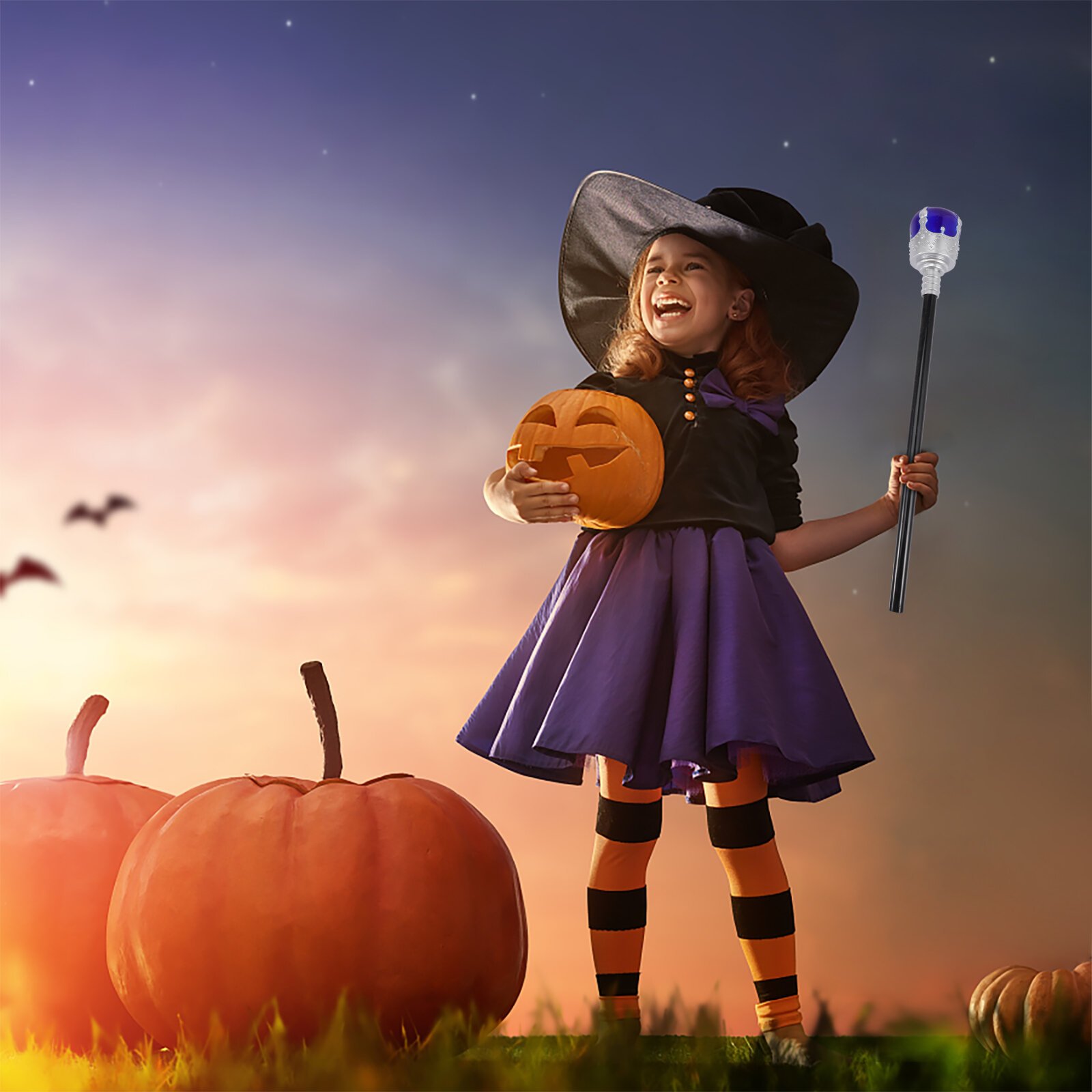 2 Пcs Корона Для Фотосессии Игровой Скипетр Для Ролевых Игр 40x5Cm