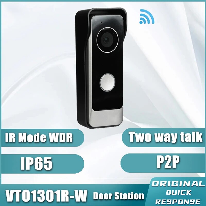 Dahua 2MP IP и Wi-Fi вилла уличная станция с ночным видением WDR IP65 H.265 уличный домашний дверной звонок для видеодомофона VTO1301R-W