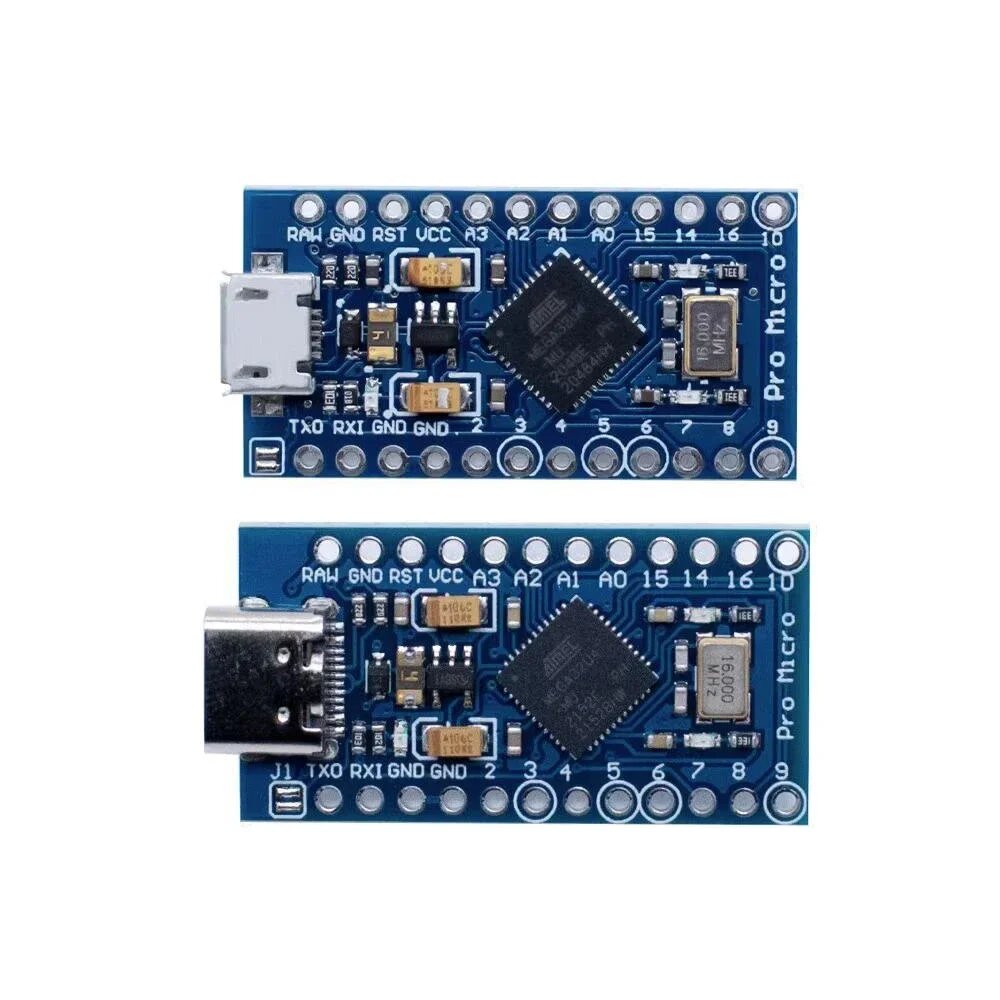 Плата разработки Pro Micro ATMega32U4 TYPEC