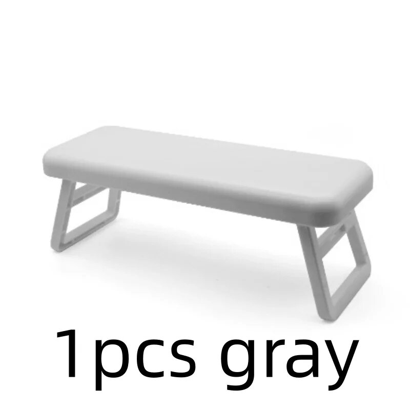 Складная пластиковая подставка для рук для маникюра 1pcs gray