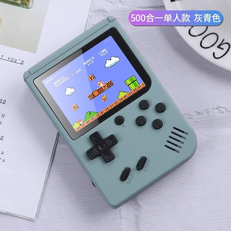 Портативная игровая консоль 2.0-дюймовый экран серый одиночная игра с поддержкой зарядки ретро игровой девайс