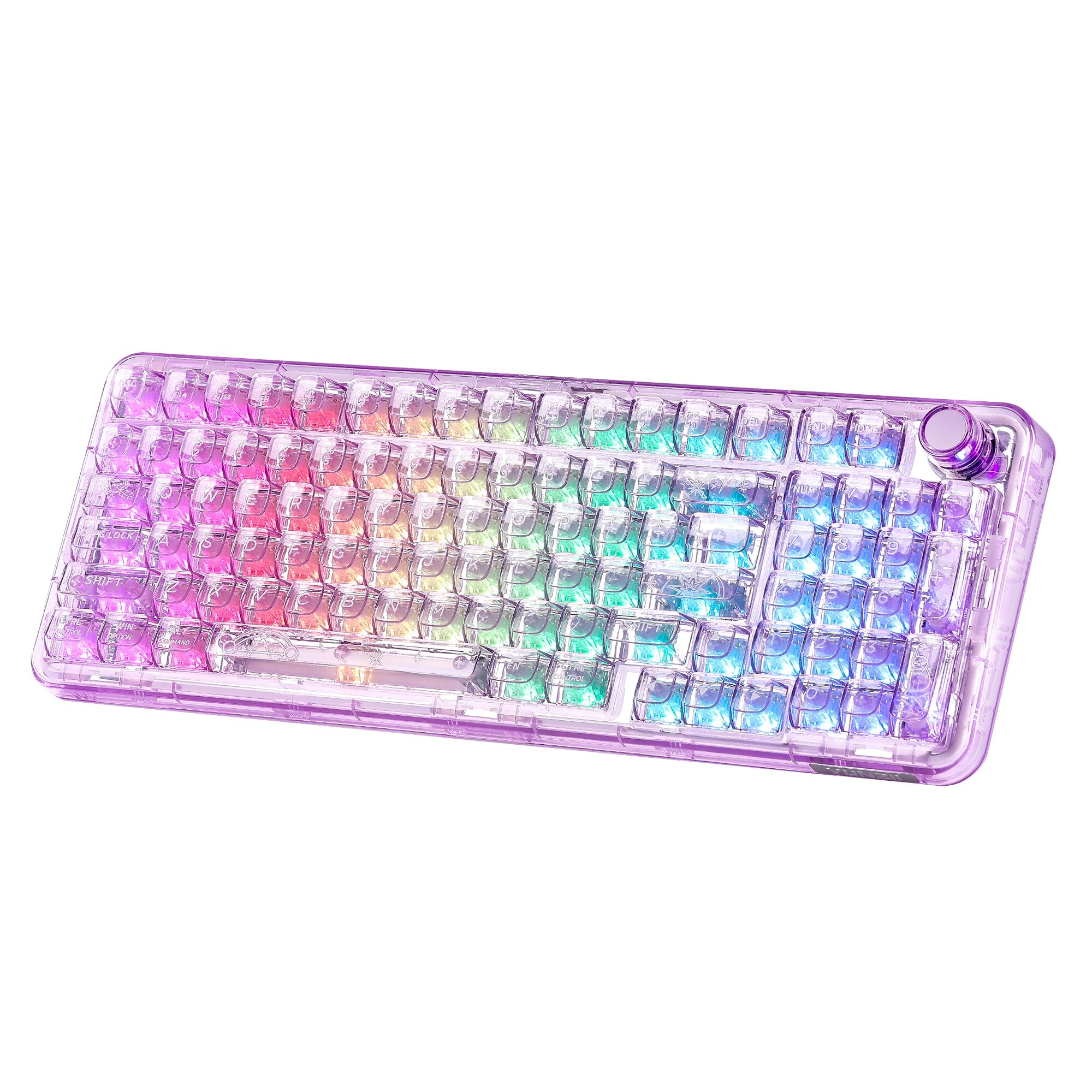 YUNZII X98 фиолетовая механическая клавиатура Snow Linear
