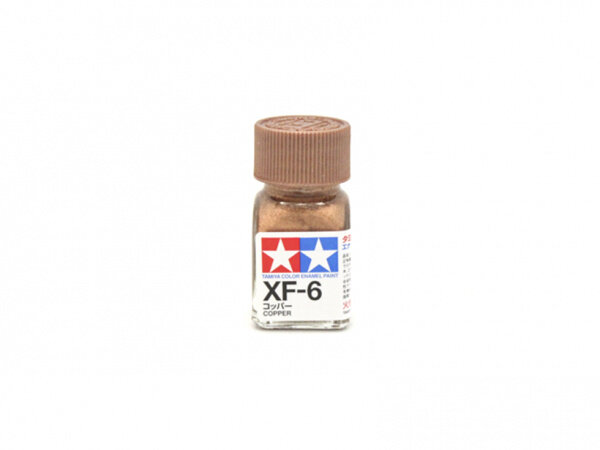 Tamiya XF-6 Copper (Медная матовая) краска эмалевая, 10мл