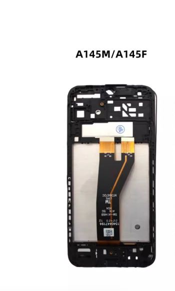 Дисплей для Samsung Galaxy A14 (A145F, A145F/DSN) в сборе с тачскрином, с границей, чёрный