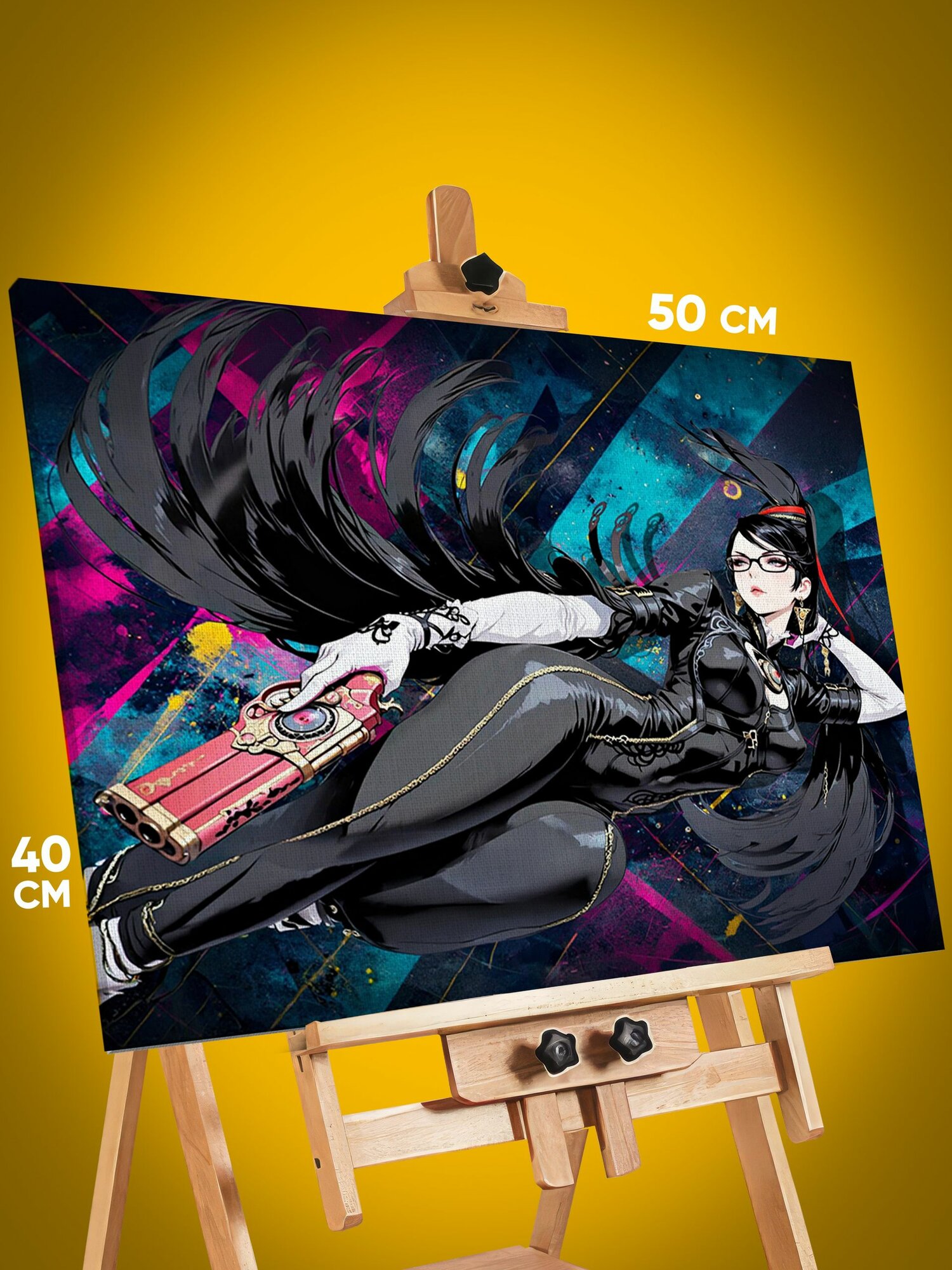 Картина на стену Bayonetta игра Байонетта 40x50