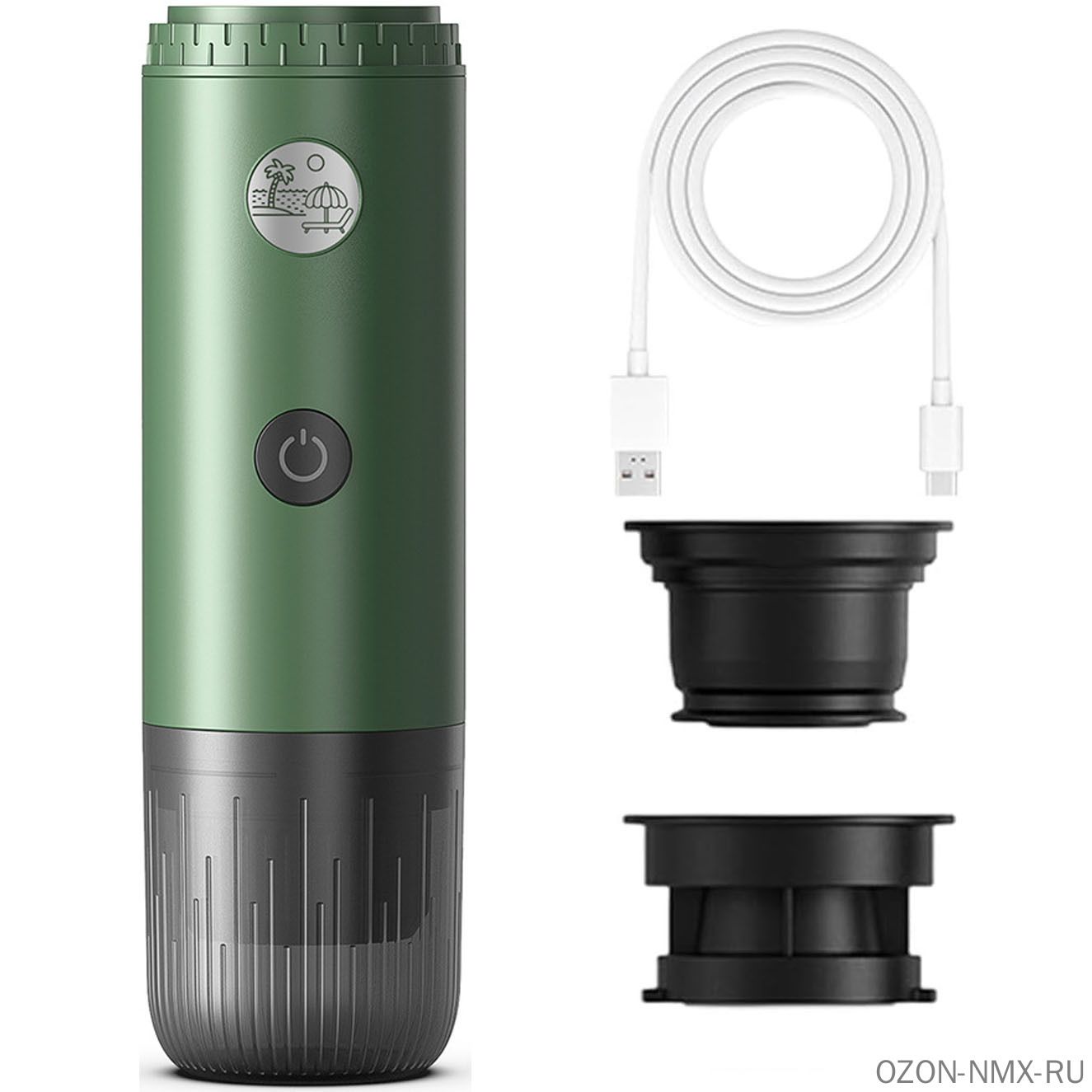 Rgloax Капсульная кофемашина HI35728|260624, зеленый