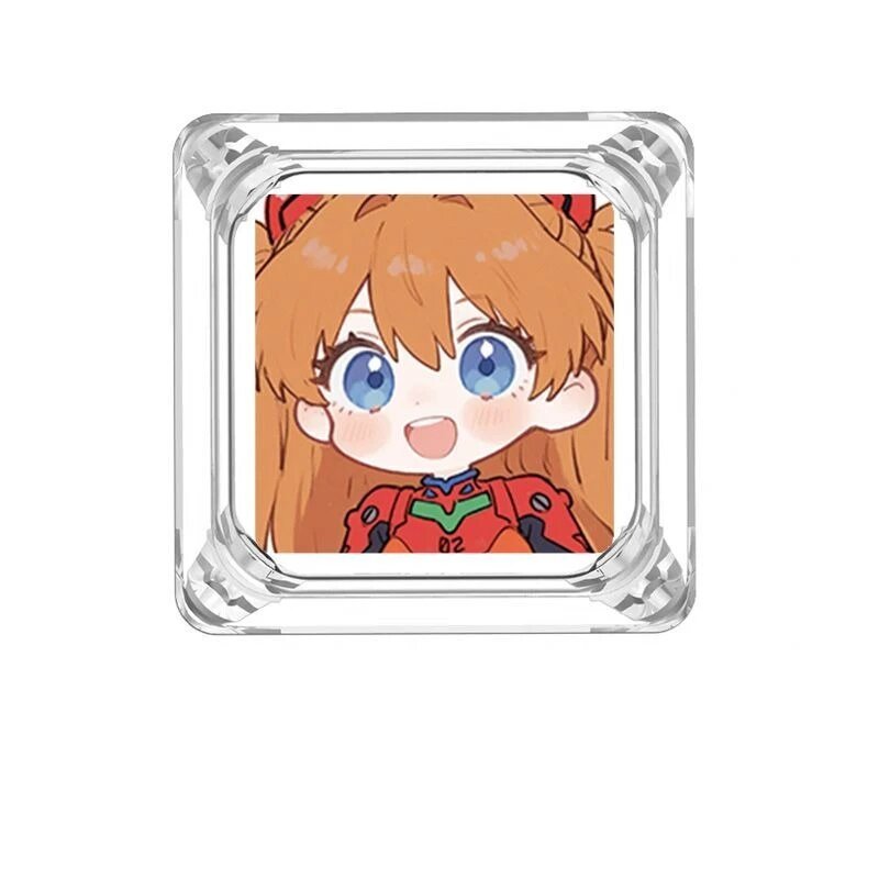 Кейкапы Neon Genesis Evangelion прозрачные кристаллические OEM 05