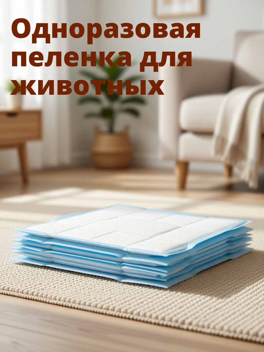 Супер Поглощающие Подстилки Для Щенков И Домашних Животных Тренировочные Пеленки 60x60cm L