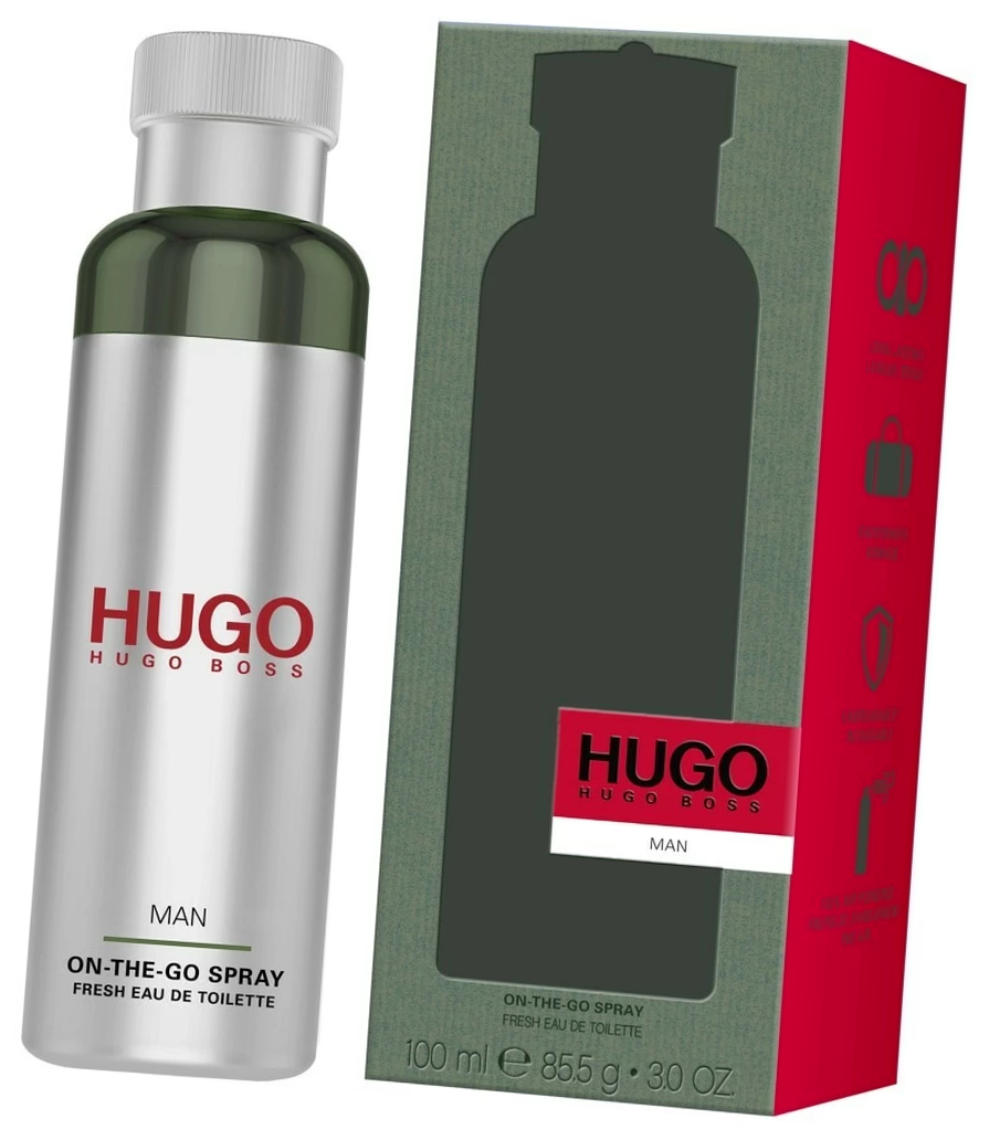 Парфюм мужской 100 мл Хуго Босс Хьюго Мен Он Зе Гоу / Hugo Man On The Go Spray
