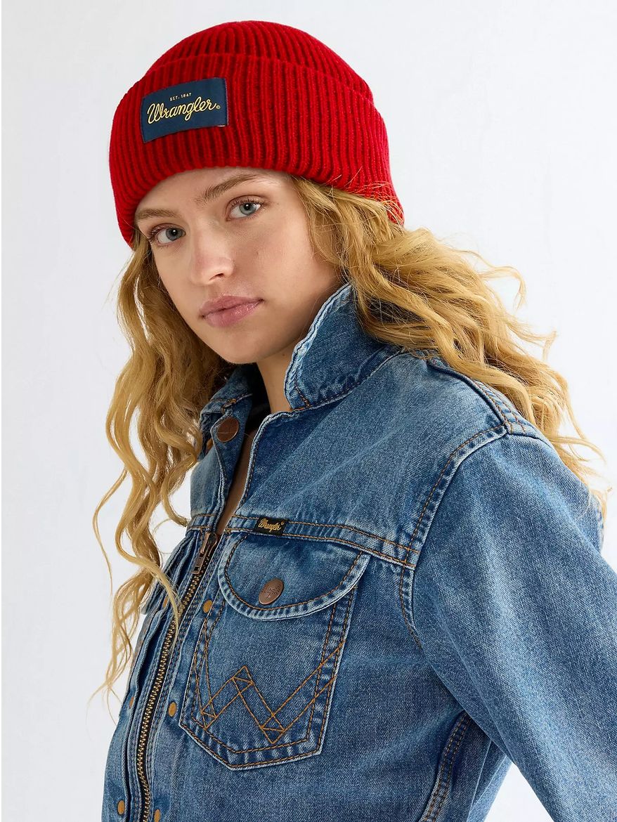 Шапка Wrangler Ribbed Wool Beanie для женщин