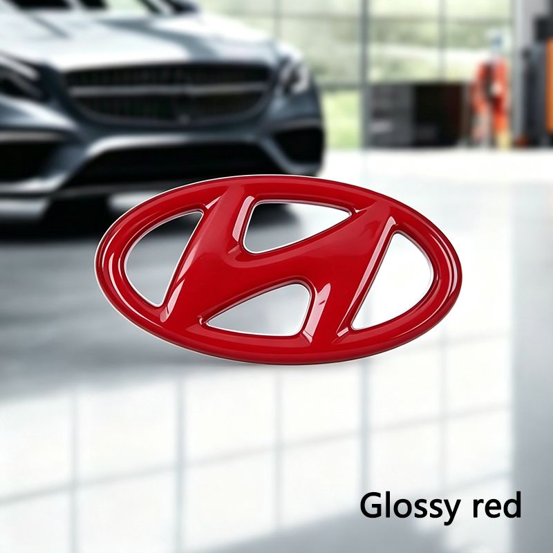 3D эмблема на руль Hyundai Tucson Santa Fe Sonata Accent Elantra, ABS наклейка