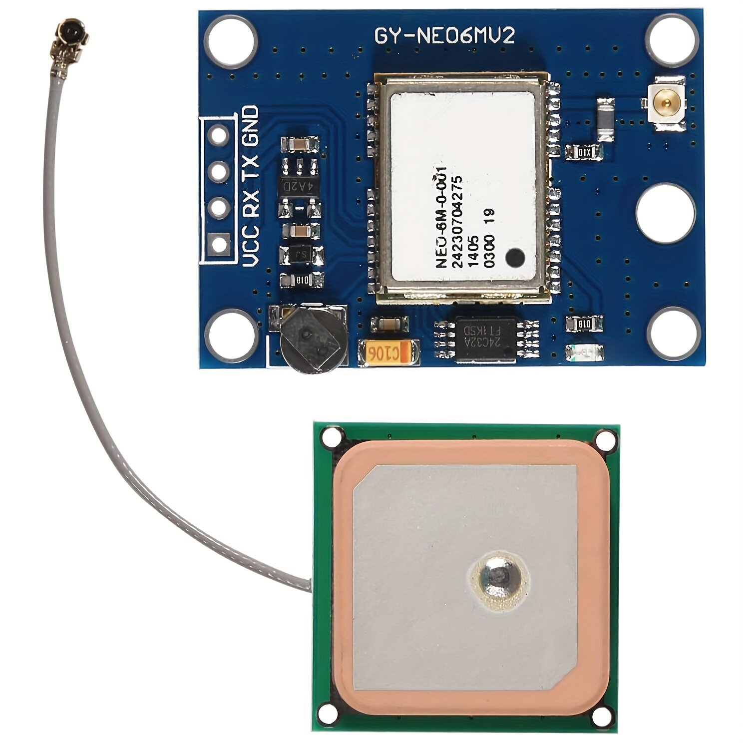 Модуль NEO-6M GY-NEO6MV2 с EEPROM памятью, 1 комплект